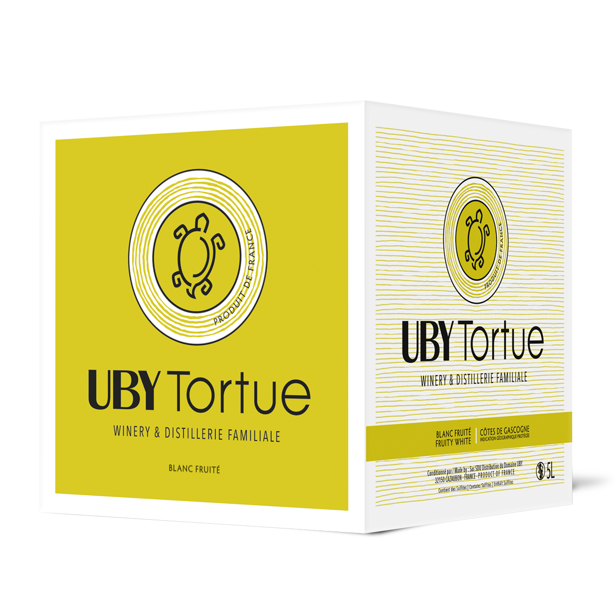 Tortue Bib Blanc Fruité - UBY
